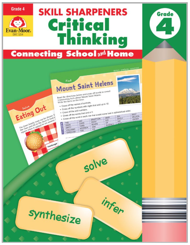 Skill Sharpeners: Critical Thinking, Grade 4 – IBOOKPARK INC.