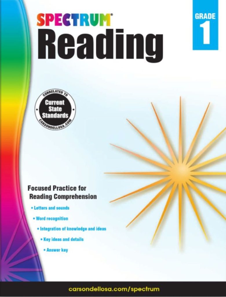 Spectrum Reading Workbook Grade 1 – IBOOKPARK INC.