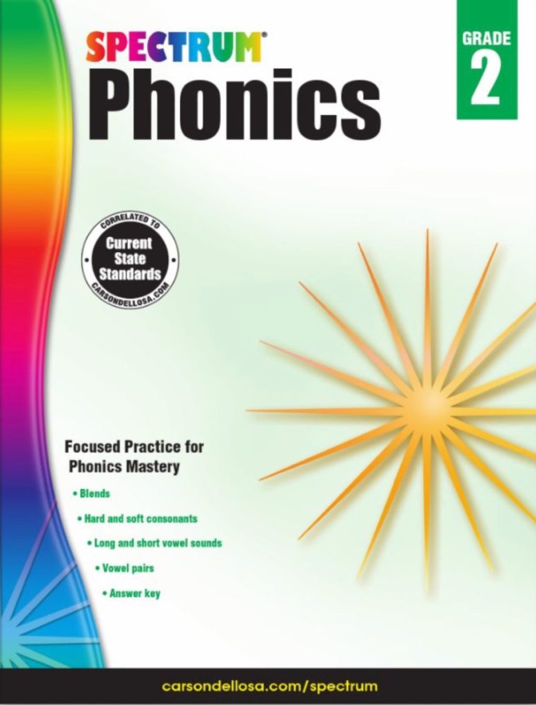 Spectrum Phonics Workbook Grade 2 – IBOOKPARK INC.